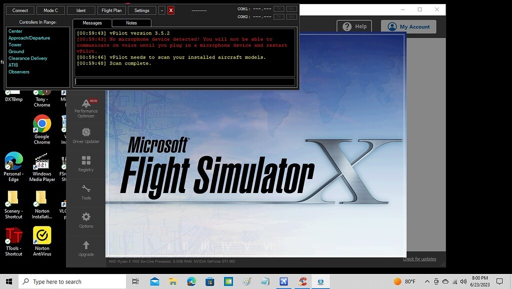 vPilot and simconnect - Pilot Software - VATSIM Forum