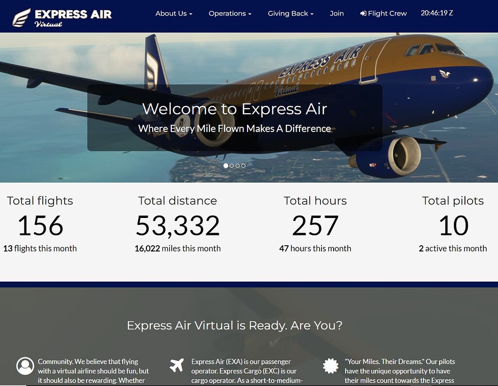 Join Express Air Virtual Today! - Virtual Airlines - VATSIM Forum