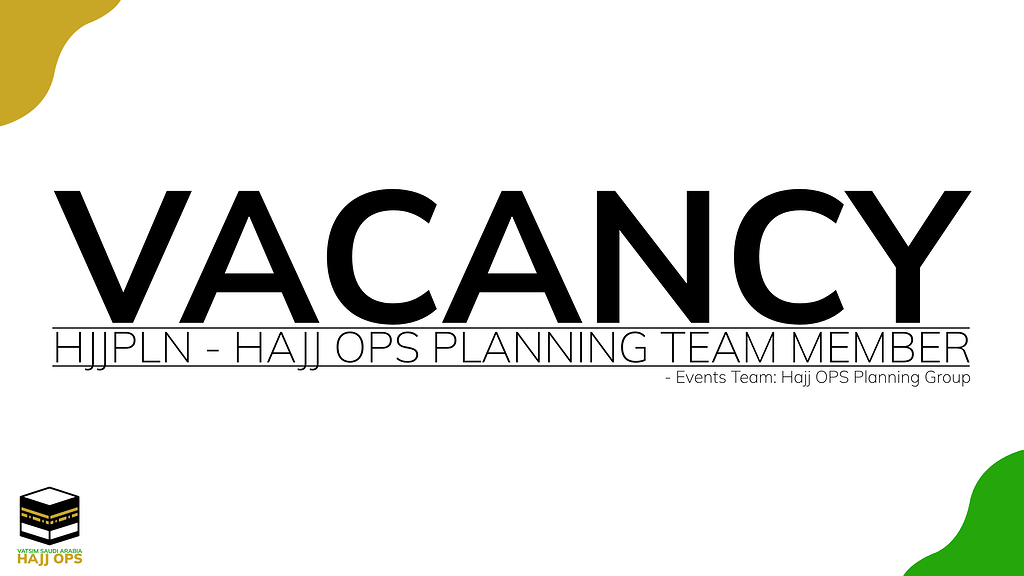 [CLOSED] Saudi Arabian vACC - Hajj OPS Planning Team Member - Vacancies ...