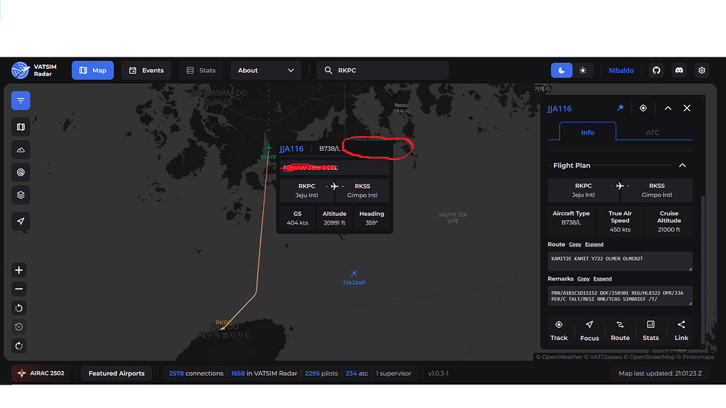 Do no show current frecuency on vatsim radar - General Support - VATSIM ...