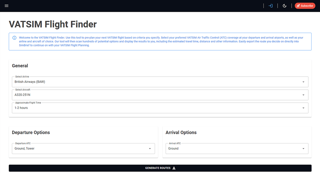 VATSIM Flight Finder - Community - VATSIM Forum